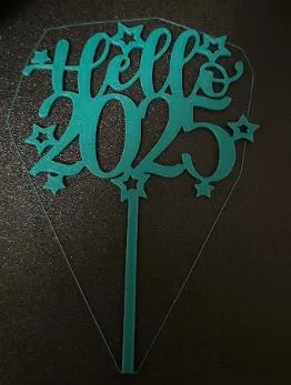 3D Printer Files | 3MF File | Hello 2025 topper | Creality Cloud