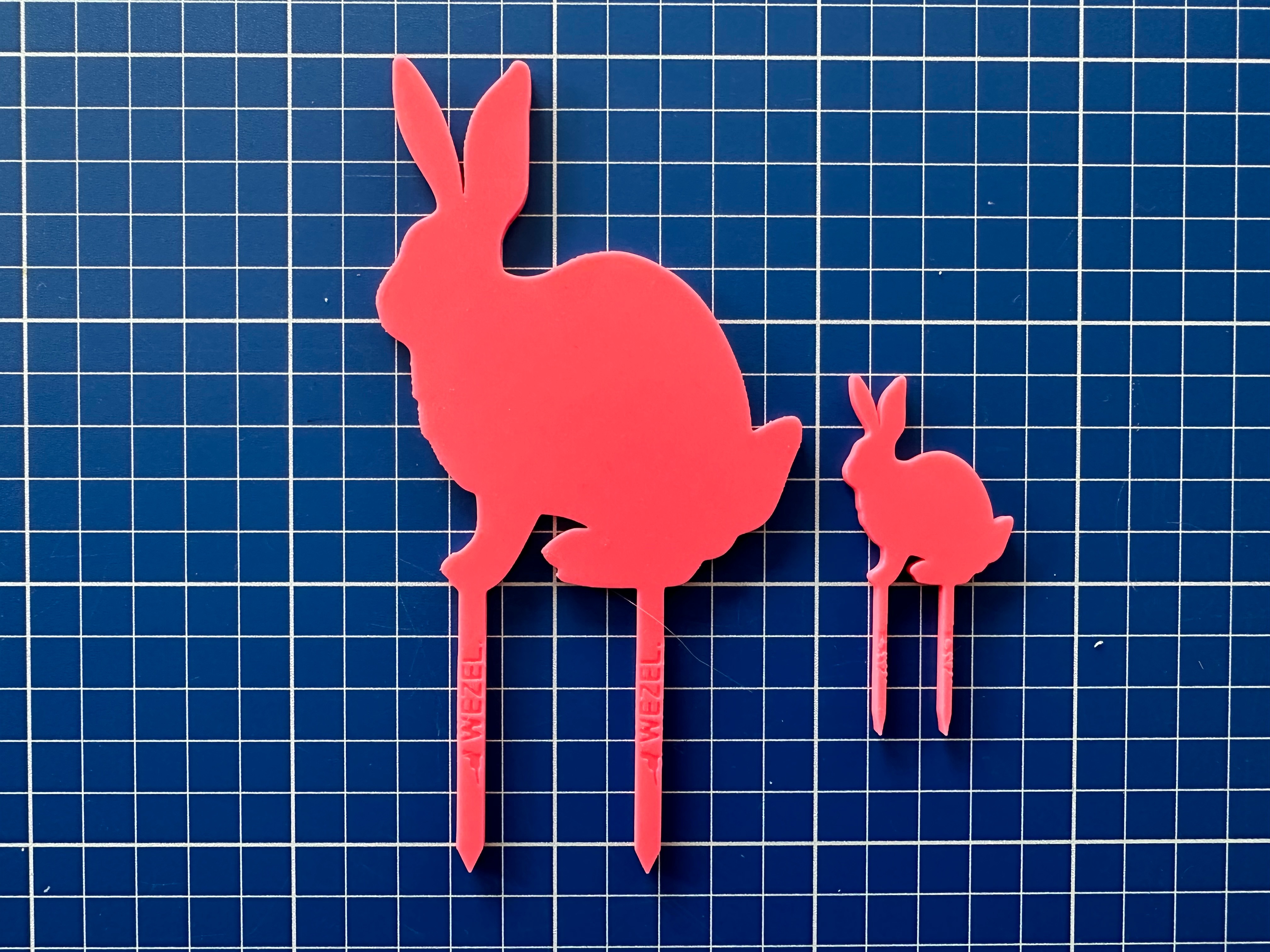 Woodland Rabbit cake topper/cupcake topper | 3D models download ...