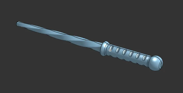 Free Game Props STL Download - Magic wands - 3 typesby Mejla3Design