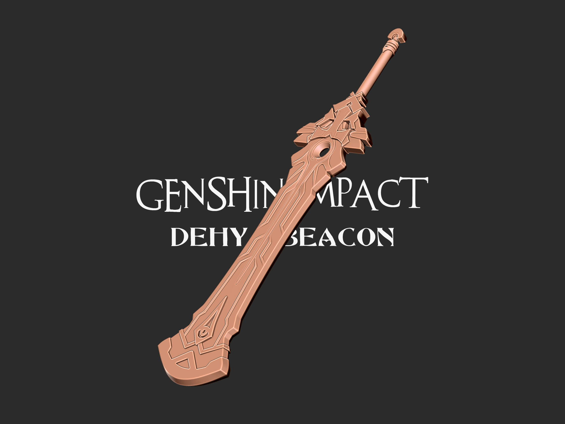 Genshin impact - Dehya Beacon of the Reed Sea 3D print model | 3D ...