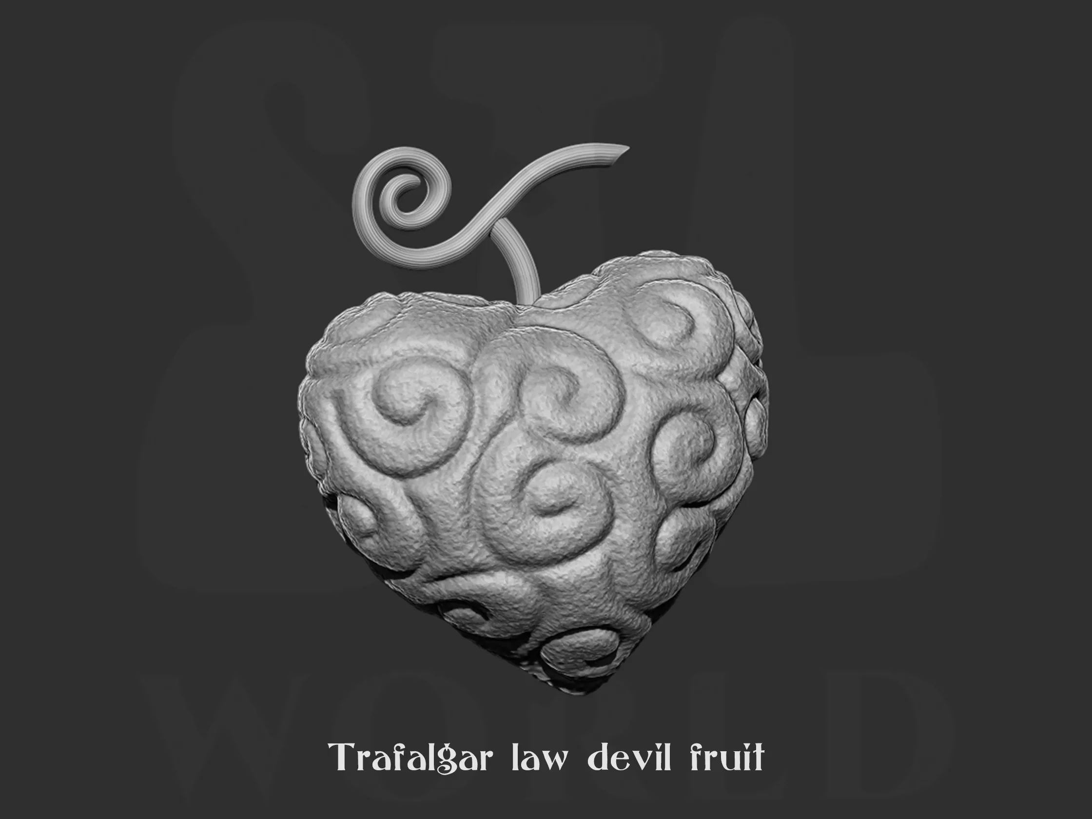 Sculptures & Artworks STL Download - Trafalgar law devil fruit from one ...