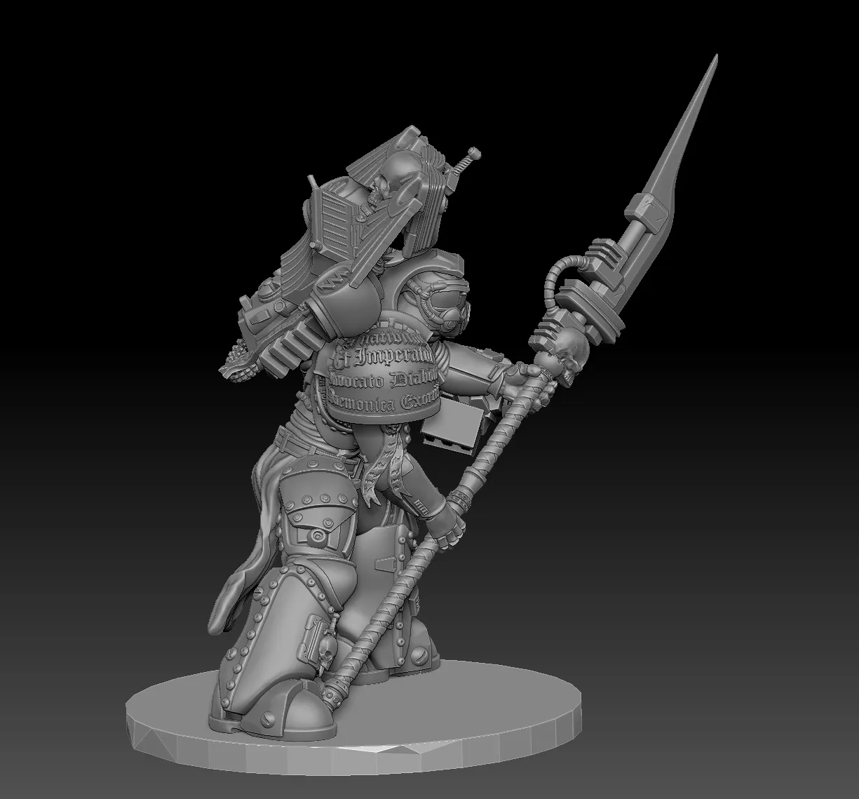 Characters & Creatures STL Download - Steel Sentinel 10by Silent Gil