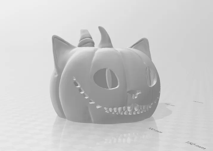 Sculptures & Artworks STL Download - Cheshire Pumpkinby Napsugár Bt.