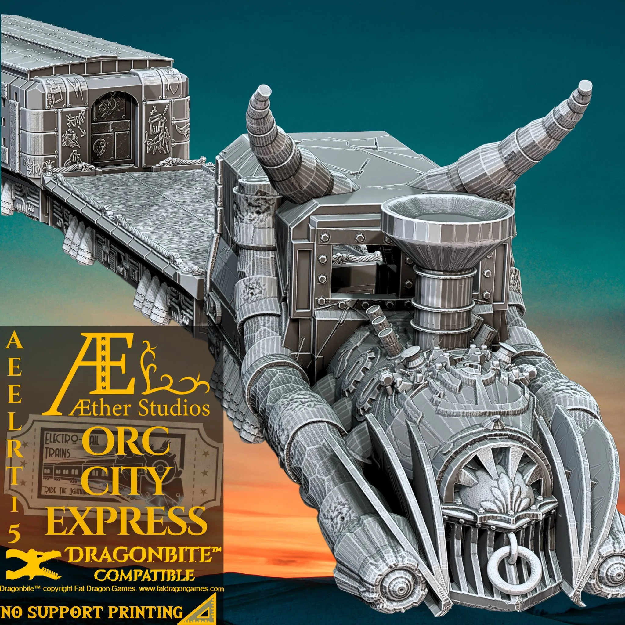 Other STL Download - AEELRT15 – Orc City Expressby Aether Studios