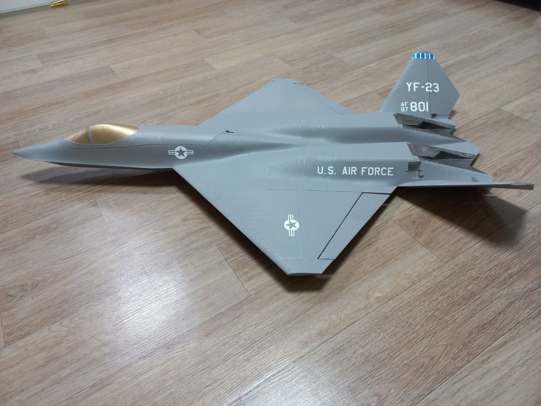 3D Printed R/C YF-23 Twin 4S 50mm EDF | 3D models download | Creality Cloud