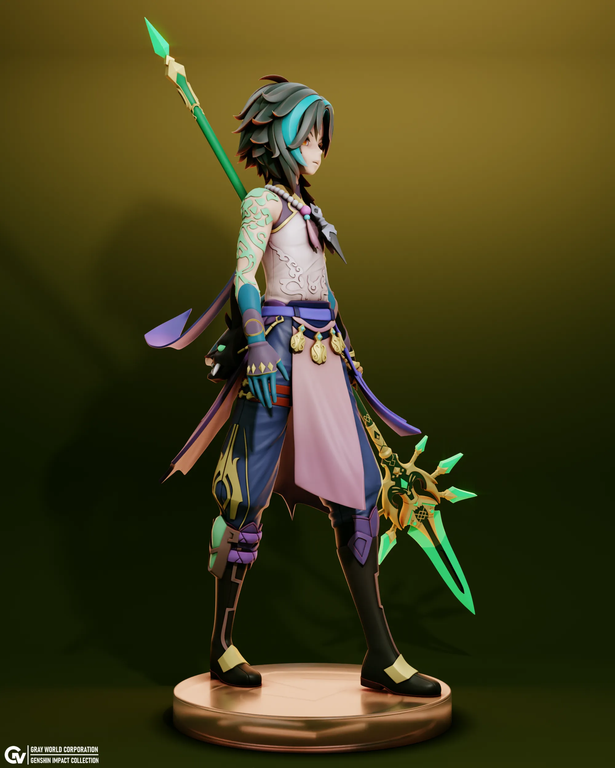 Characters & Creatures STL Download - Xiao 2 | Ggenshin Impactby Gray ...