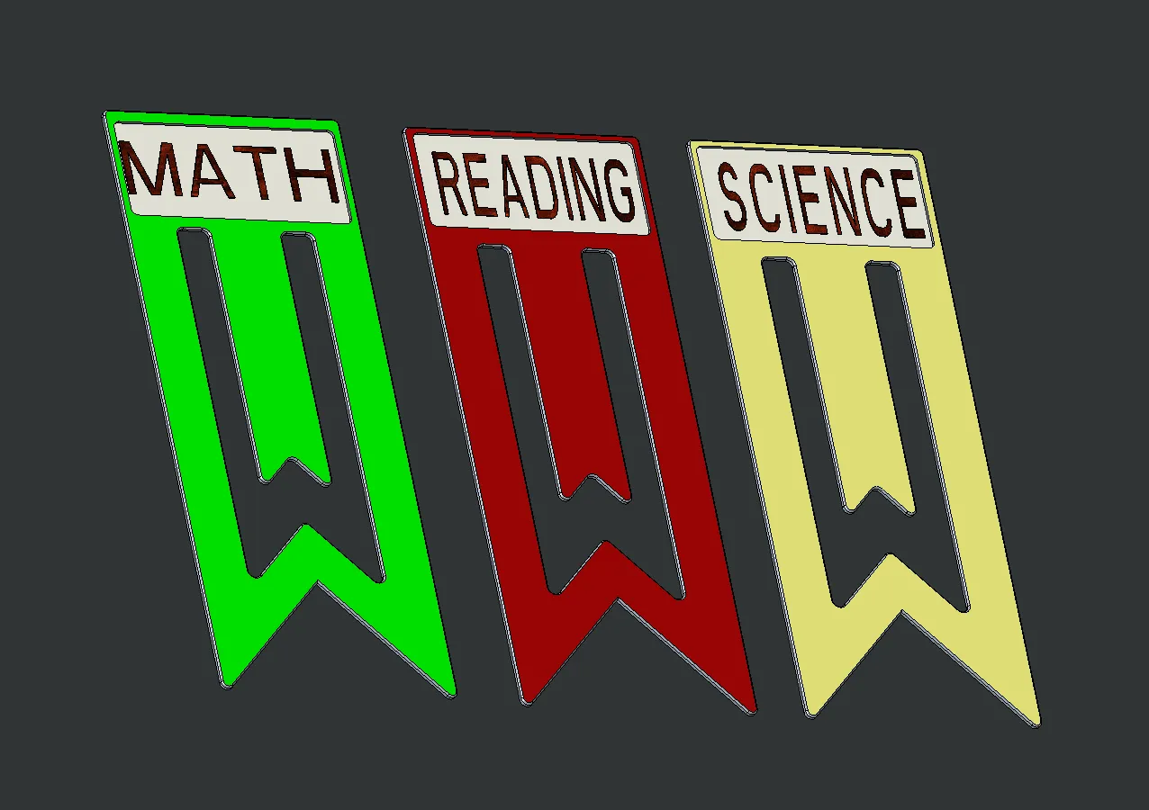 Free Stationery & Learning Tools STL Download - Pagemarkby Aaron ...