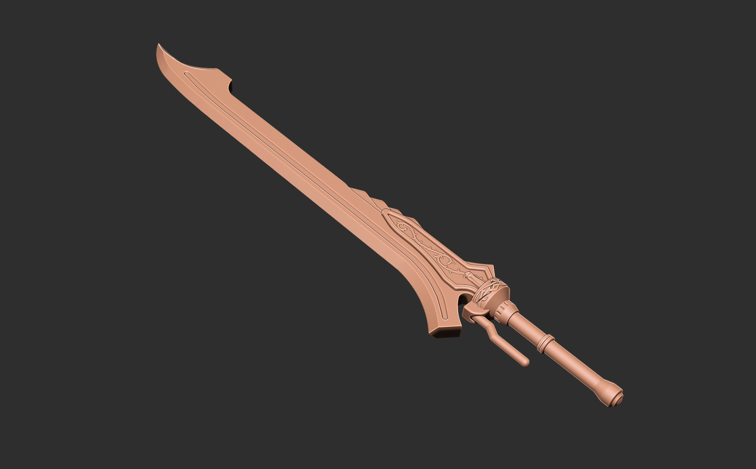 Devil May Cry Red Queen Sword 3d print model | 3D models download ...