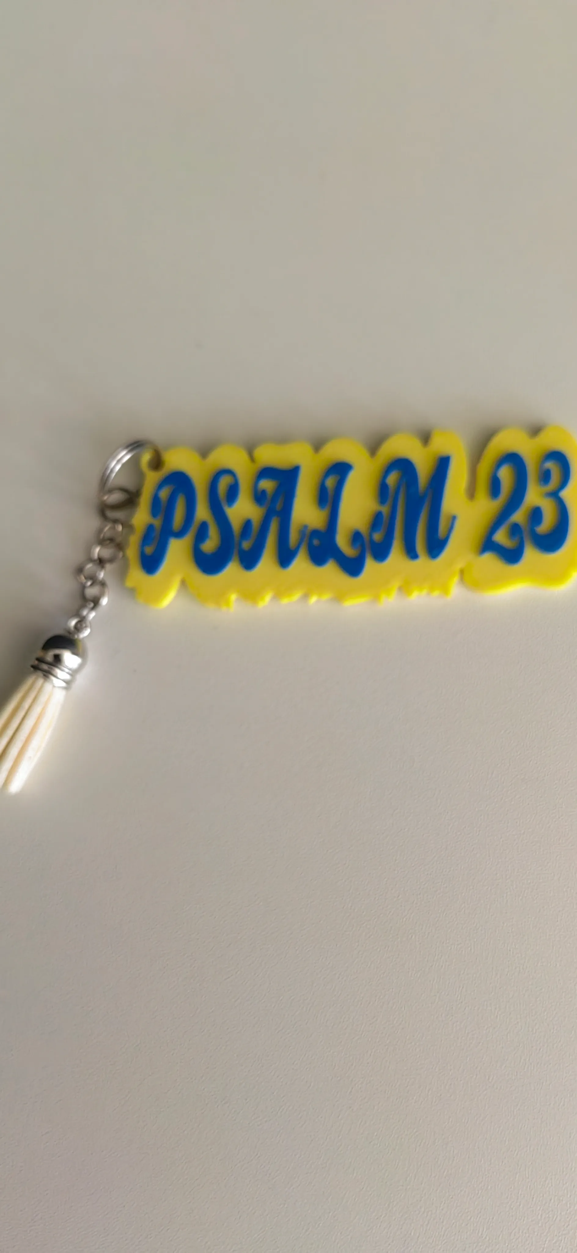 Personal Accessories STL Download - Psalm 23 3D-Printed Keyring – A ...