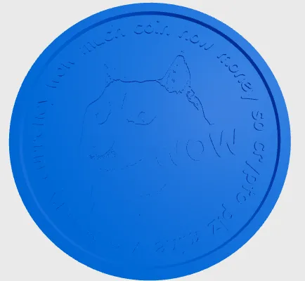 Free Badges & Coins STL Download - DogeCoin Coinby teoandog