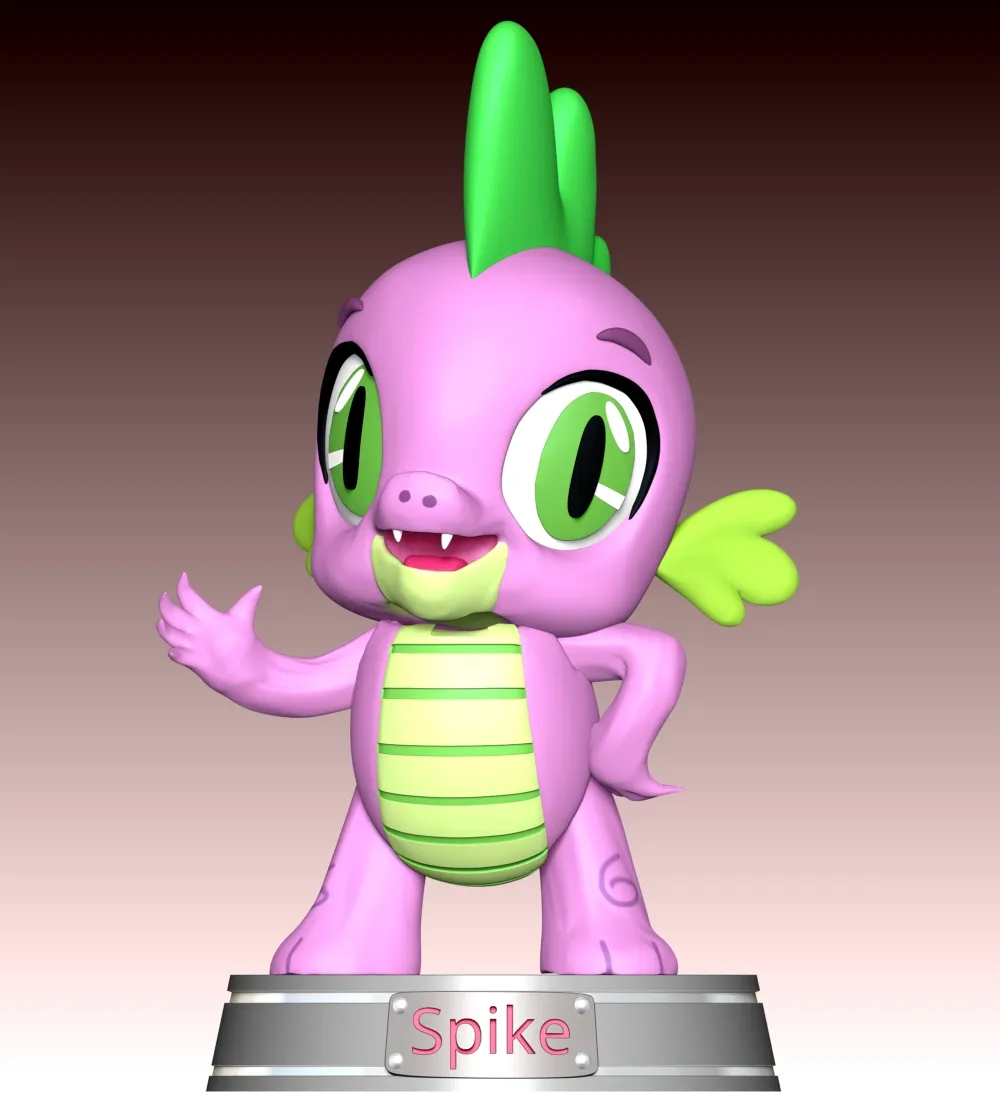 3D Printer Files | 3MF File | Spike - My Little Pony | Creality Cloud