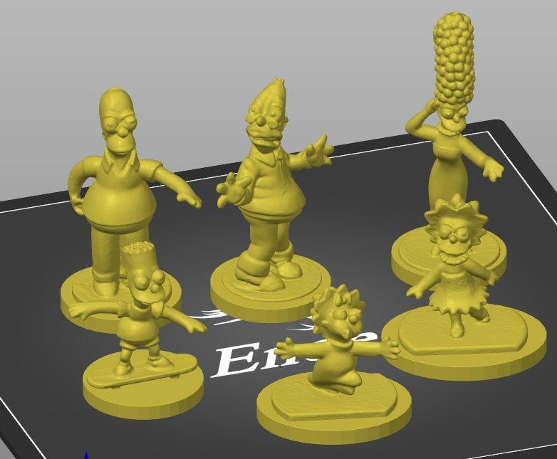 the simpsons family | 3D models download | Creality Cloud