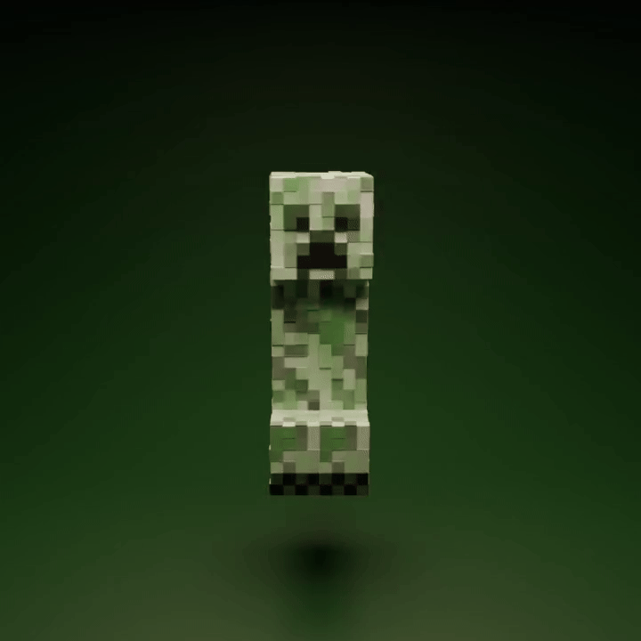 Minecraft Creeper Snap Fit | 3D models download | Creality Cloud