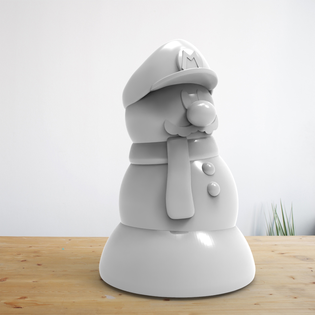 Mario Snowman ⛄ | 3D models download | Creality Cloud
