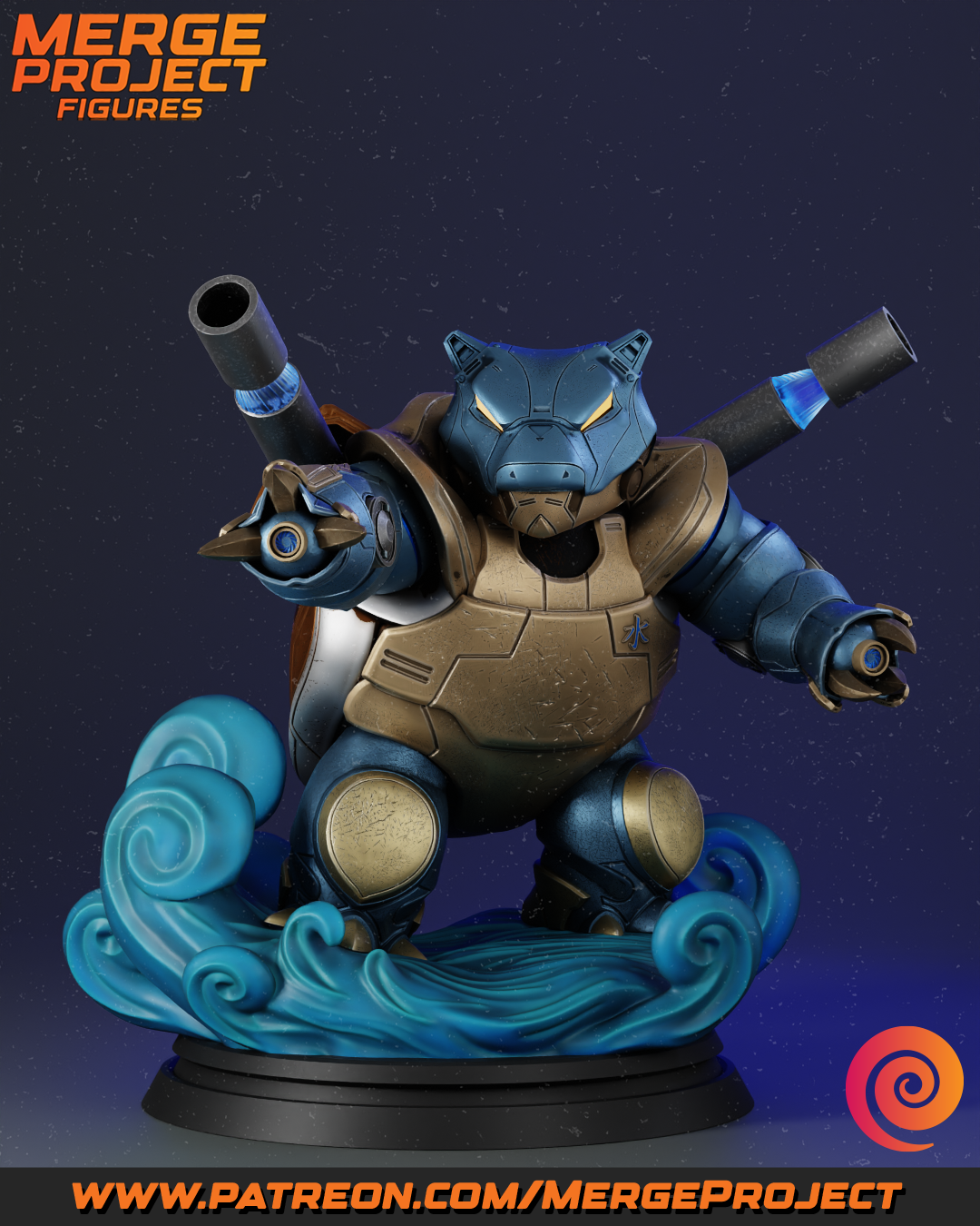 Mecha Blastoise | 3D models download | Creality Cloud