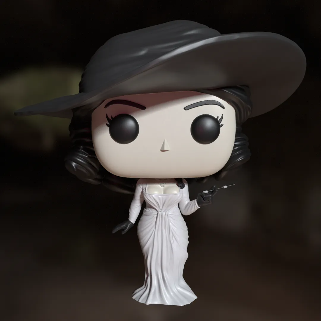 Board Games & Card Games STL Download - Funko Lady Dimitrescu ...