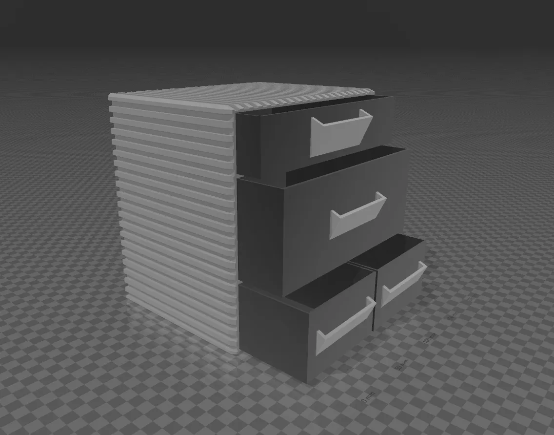storage drawers | 3D models download | Creality Cloud