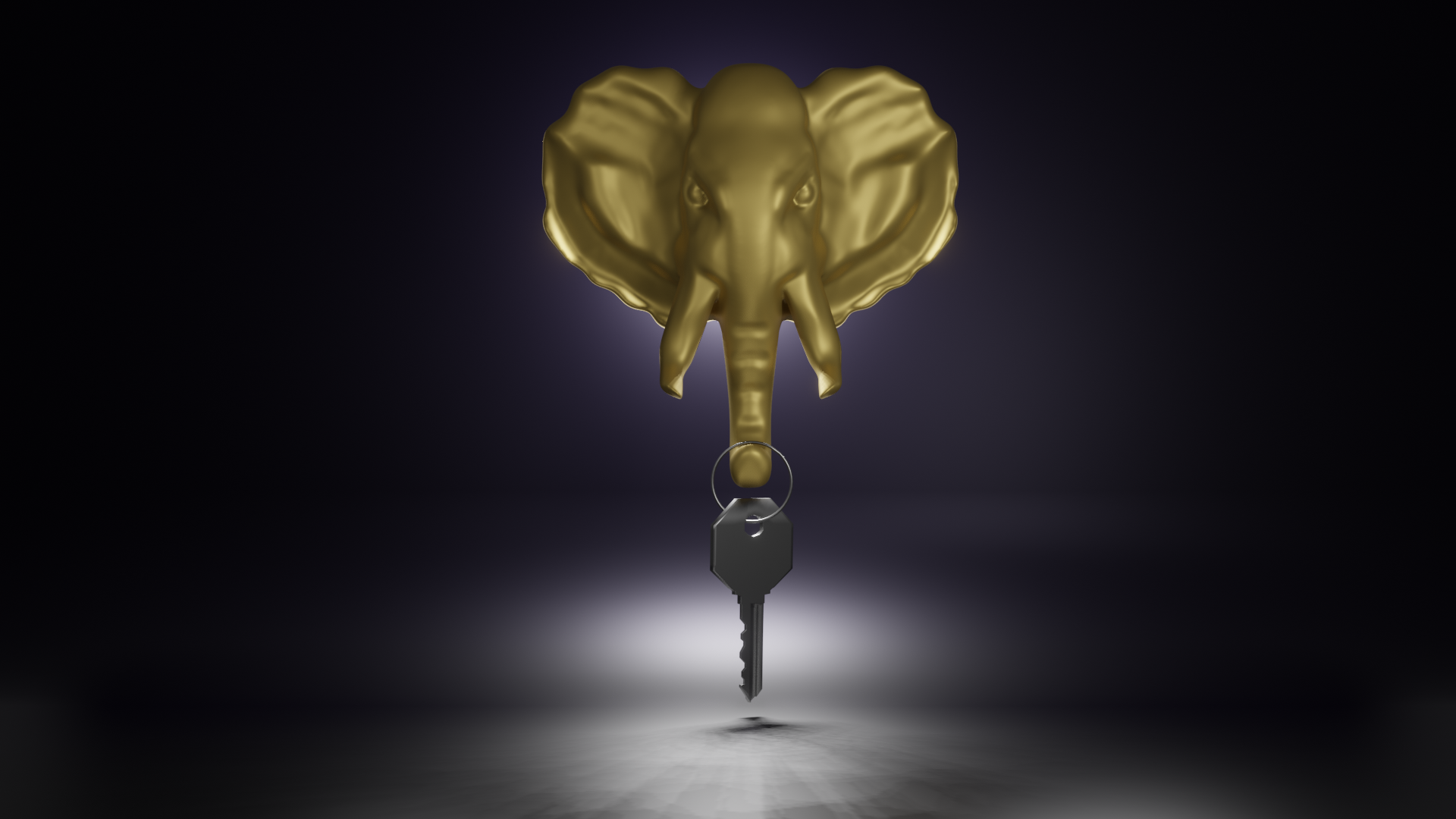 ELEPHANT- KEY HOLDER | 3D models download | Creality Cloud