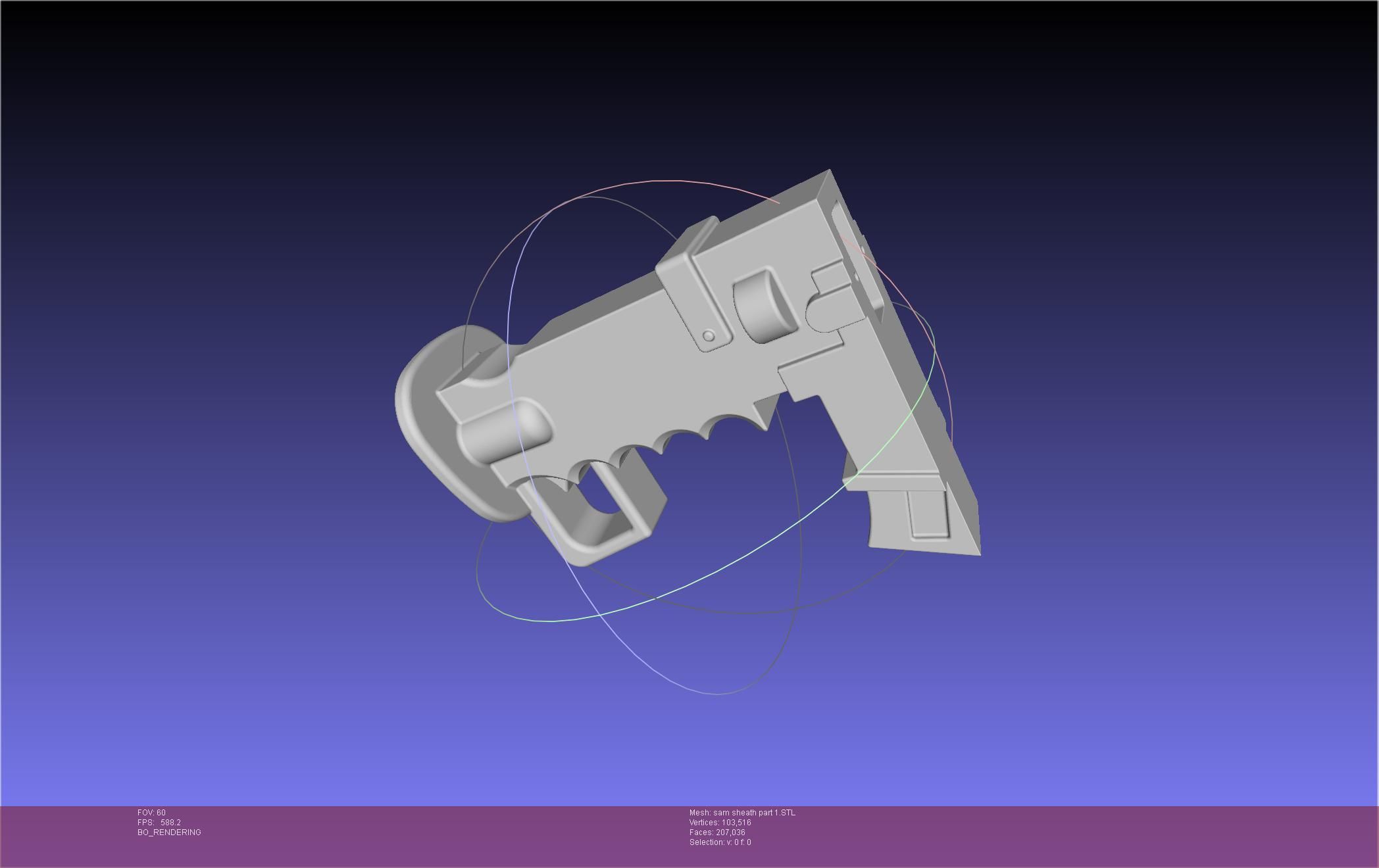 Metal Gear Rising Jetstream Sam Muramasa Sword And Sheath | 3D models ...