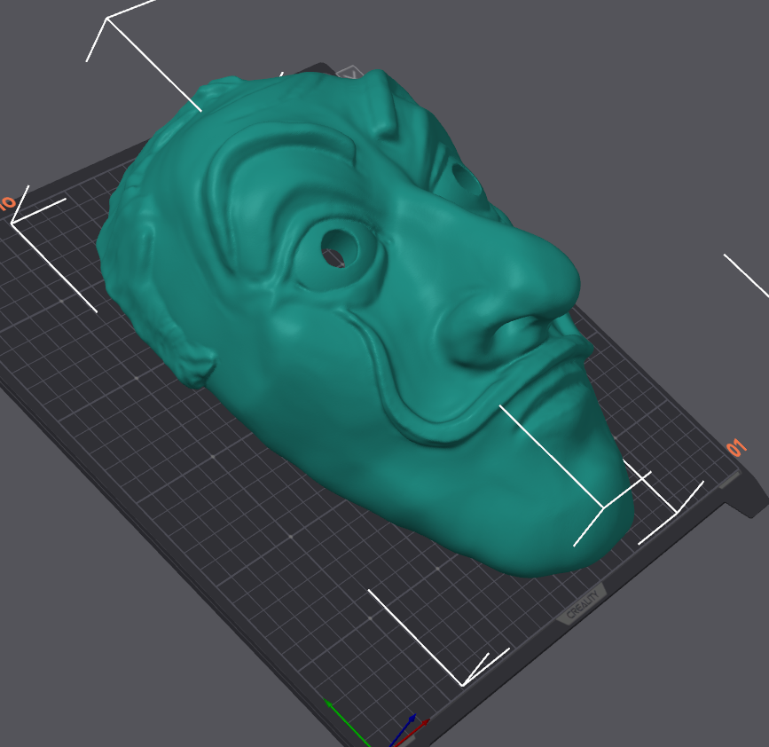 dali' mask | 3D-Modelle herunterladen | Creality Cloud