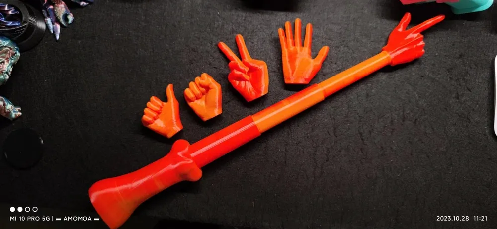 Board Games & Card Games STL ダウンロード - Extendable arm (assembly) - Tropxz