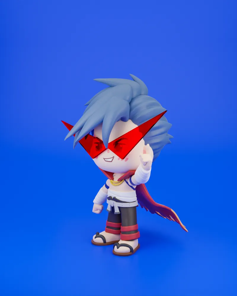 Characters & Creatures STL Download - Chibit 069 : Kamina (Tengen Toppa ...