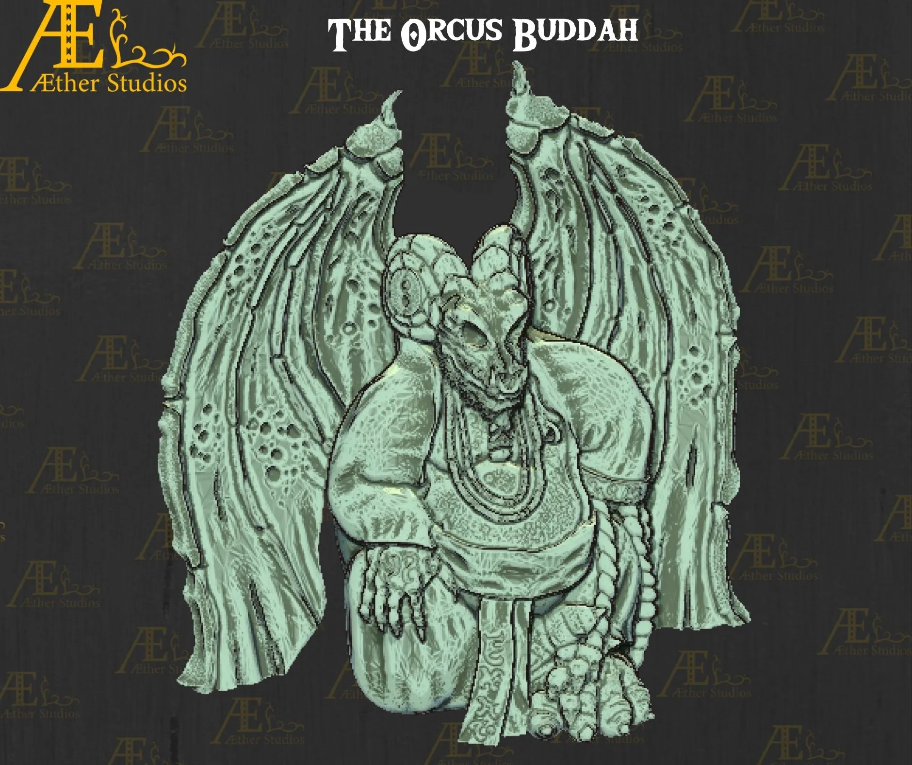 Characters & Creatures STL Download - AEEGOD01 - Orcus Buddahby Aether ...