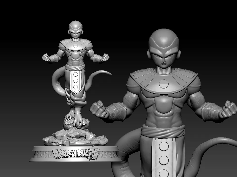 Characters & Creatures STL Download - FRIEZA - GOD OF DESTRUCTION ...