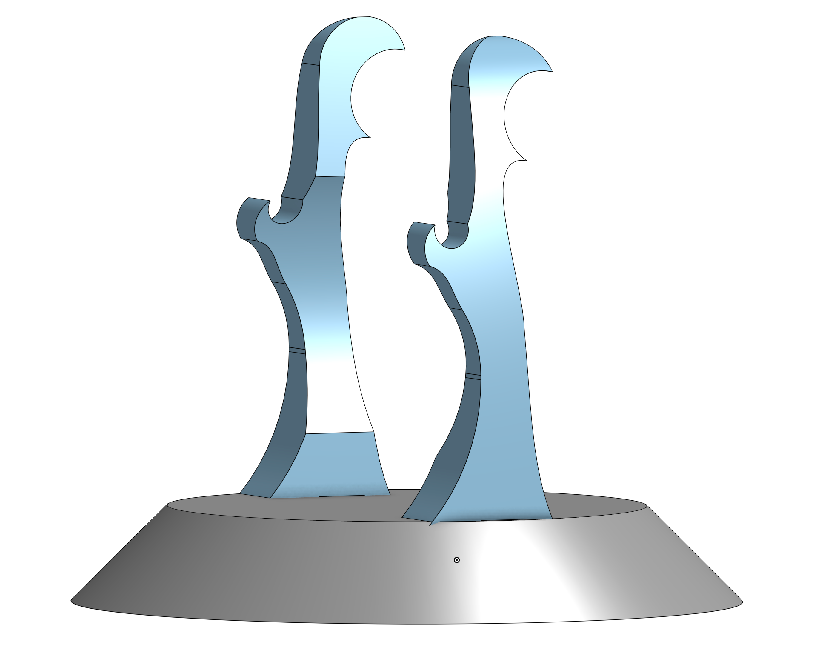 Aesthetic Stand for Dab Pin | 3D models download | Creality Cloud