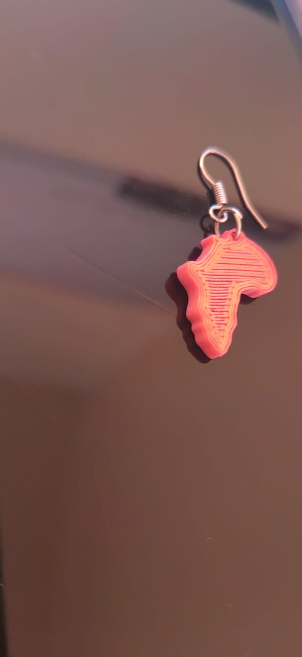 earring map of africa | 3D models download | Creality Cloud