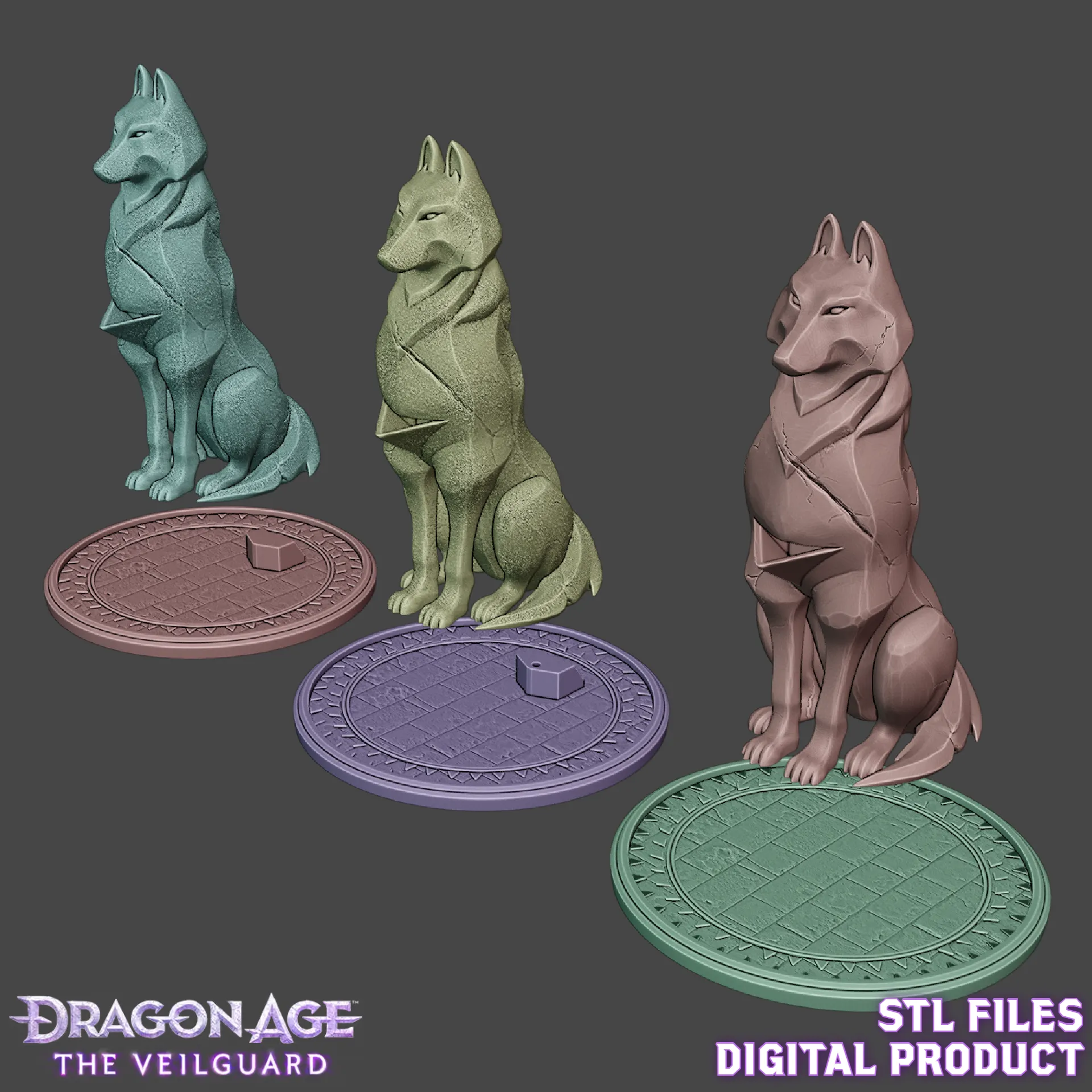 Characters & Creatures STL Download - Statue of Fen'Harel, the Dread ...