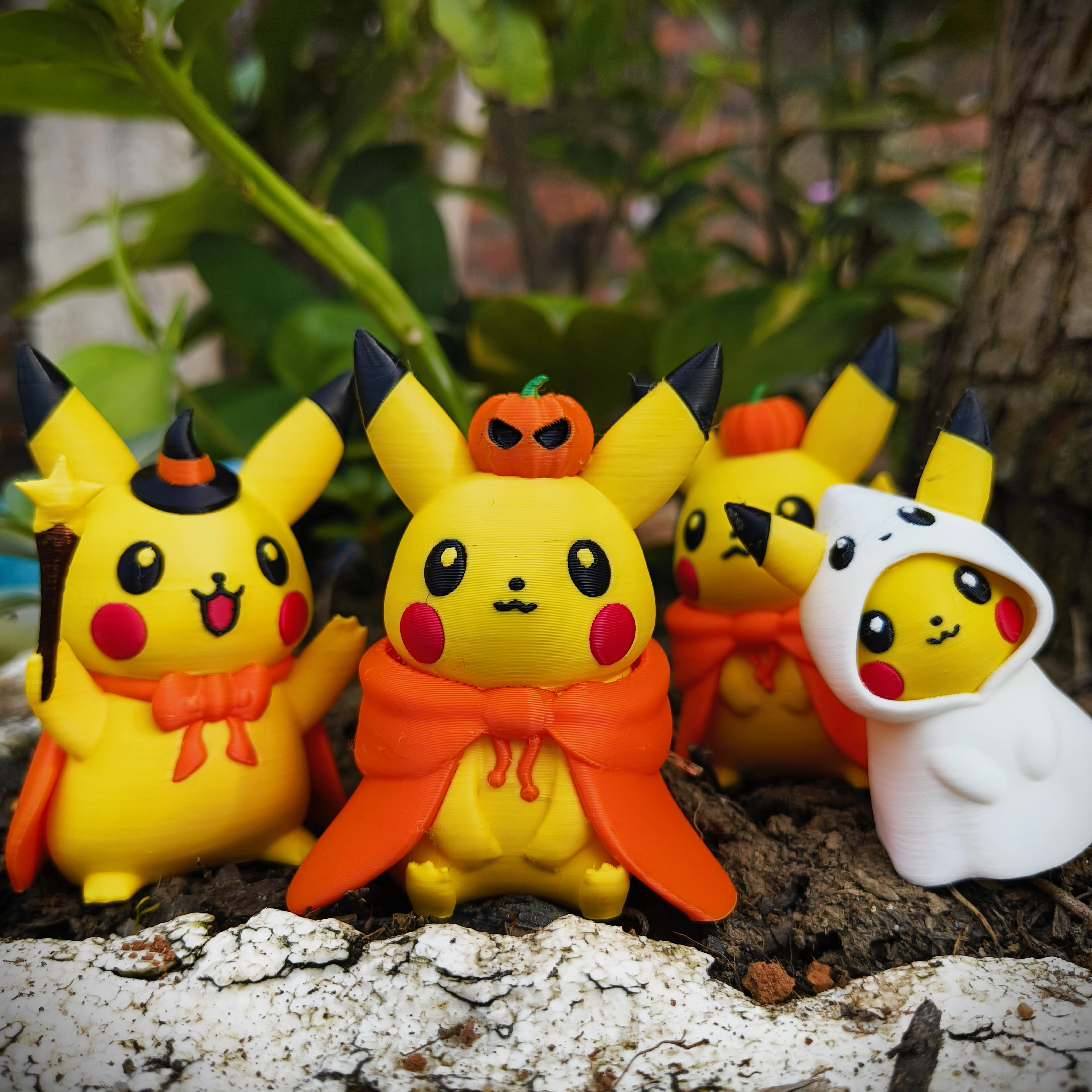 Other STL Download - Halloween Special Cute Pikachu Collectionby ...