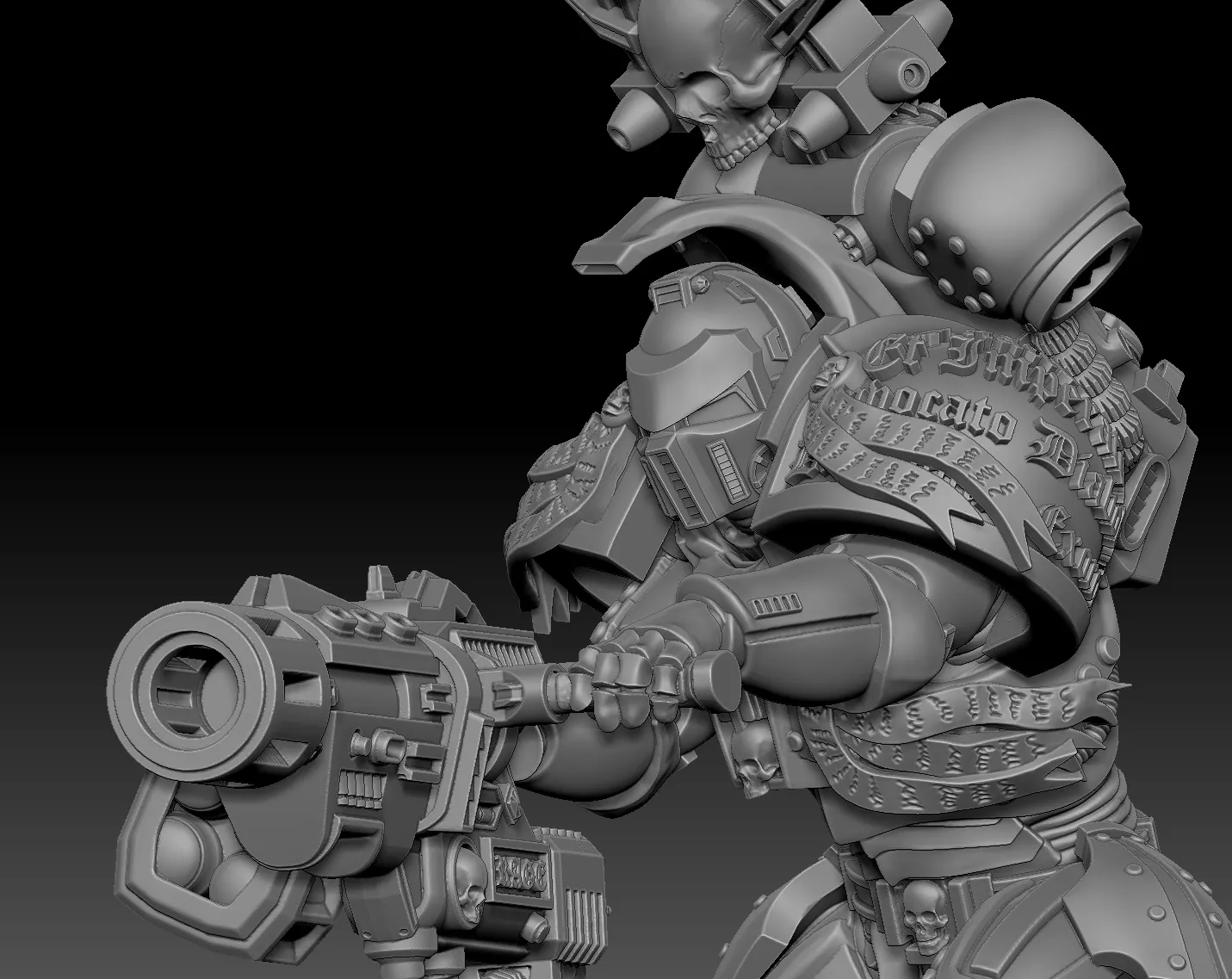 Characters & Creatures STL Download - Steel Sentinel 8by Silent Gil