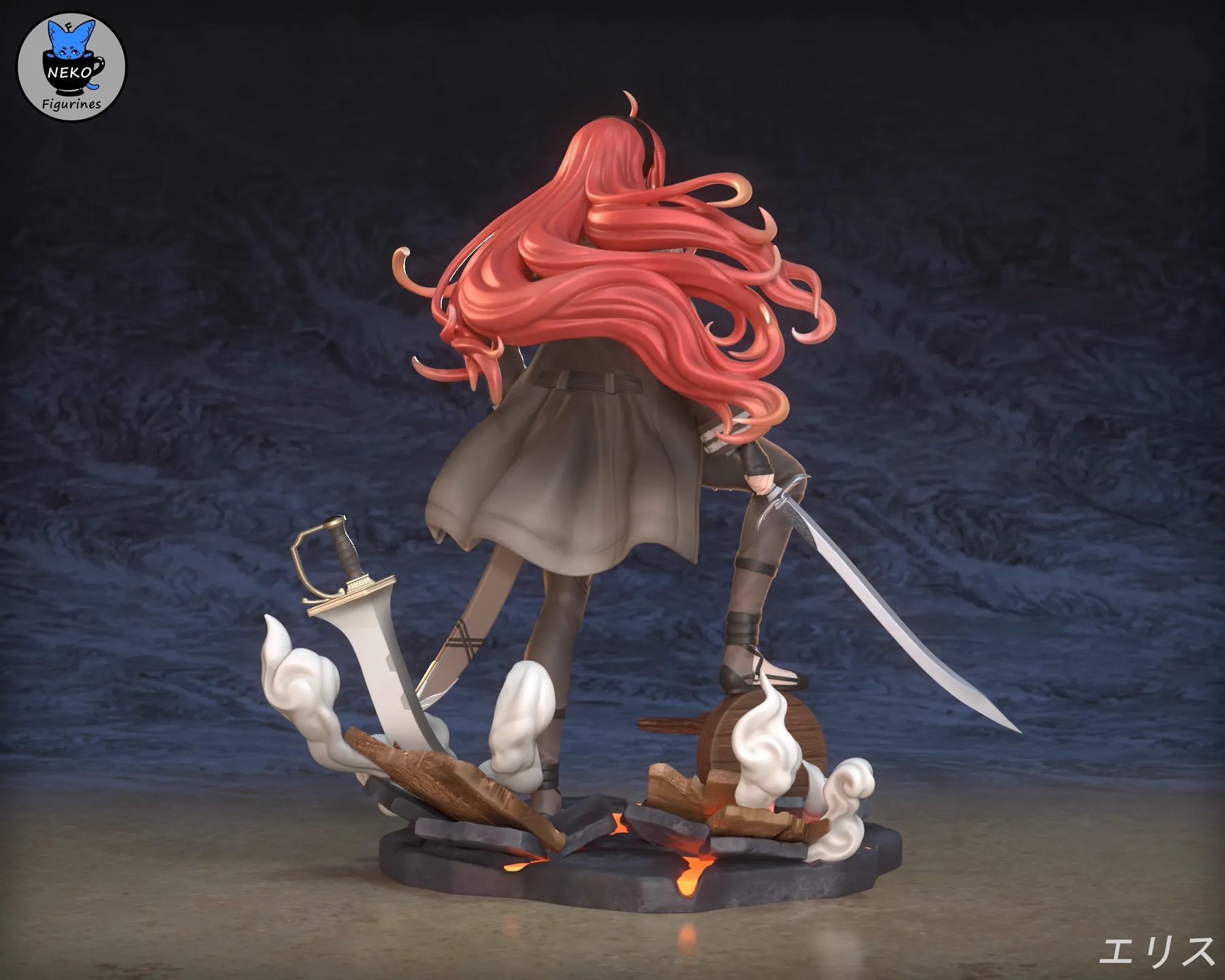 Eris Greyrat - Mushoku Tensei Anime Figurine for 3D Printing | 3D ...