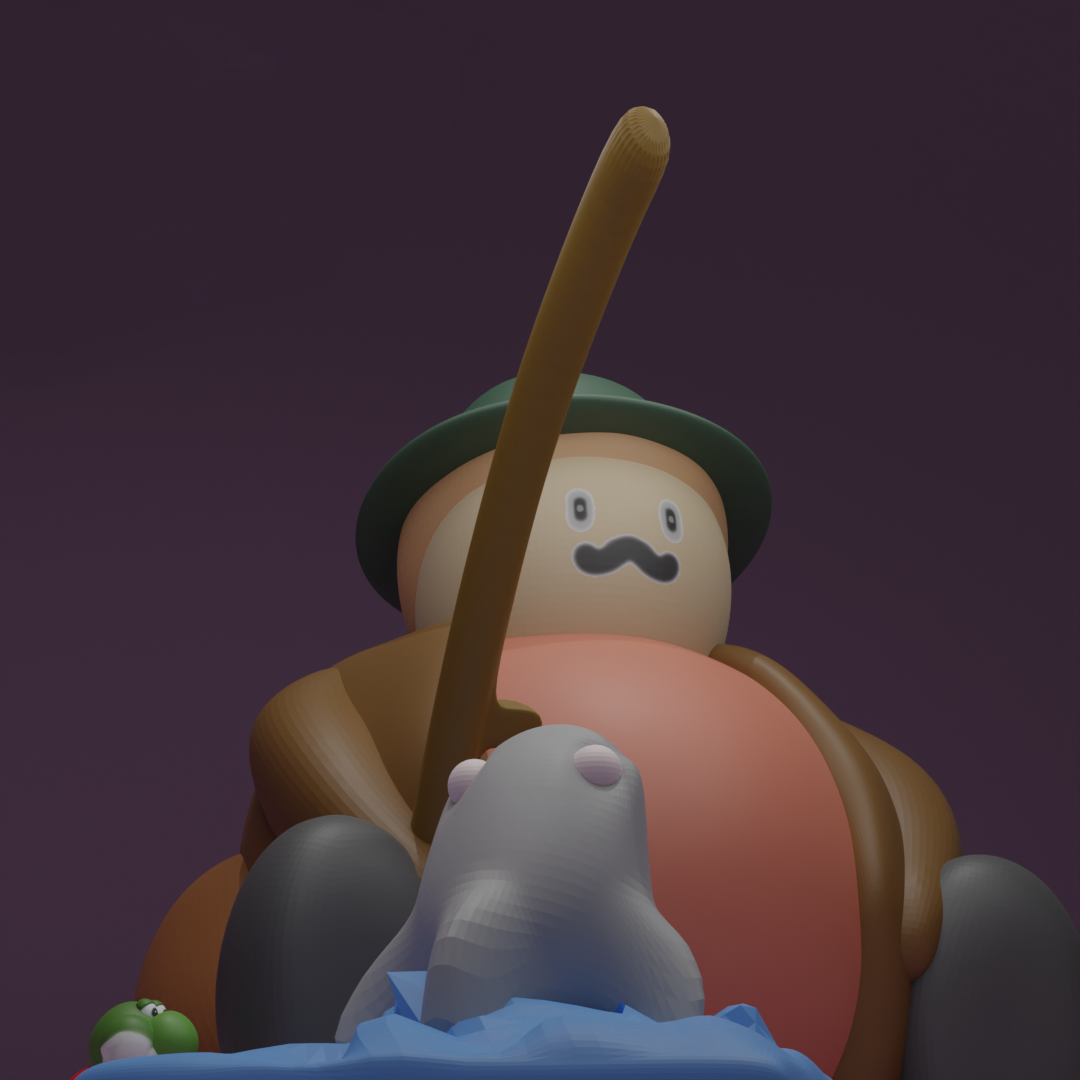 Fisher Chonk - MEME - CREALITY CLOUD EXCLUSIVE | 3D models download ...