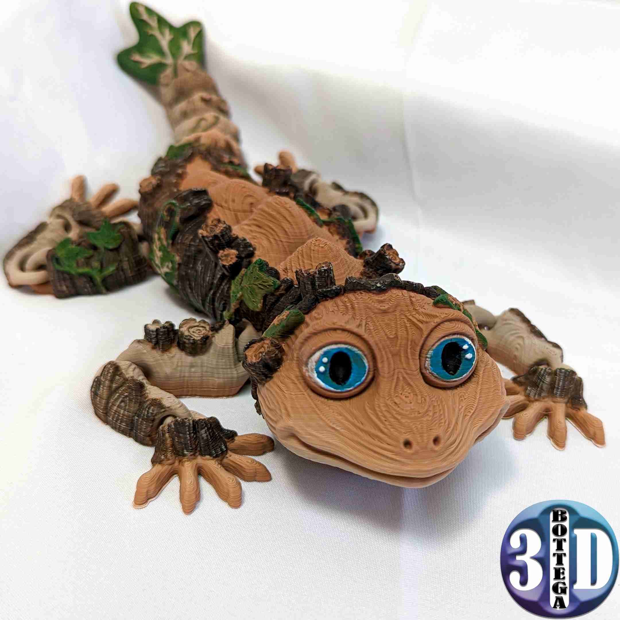 Magic Forest Tree Lizard, Articulated, Flexy, print in place | 3D ...