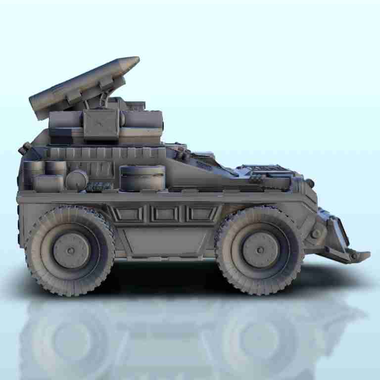 SF missile-launcher on wheels 30 - sci-fi science fiction fu | 3D ...
