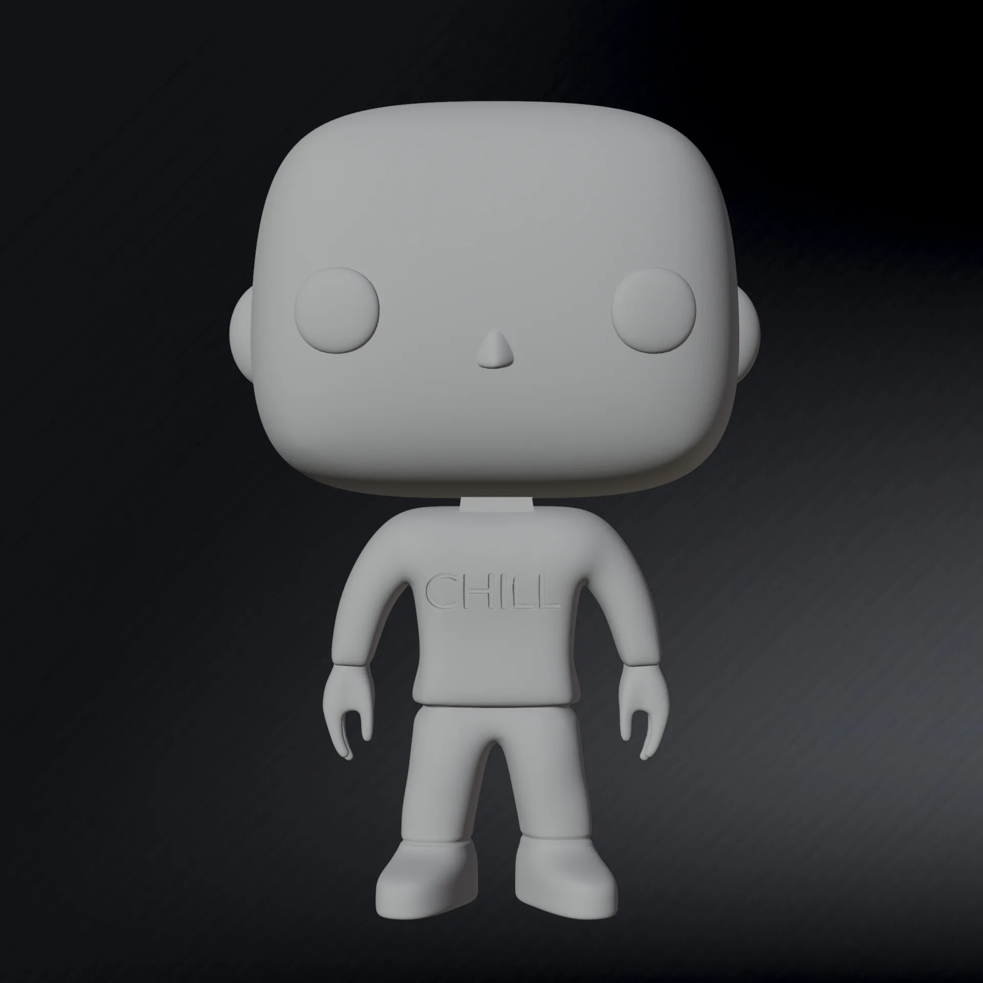 Free Other STL Download - Free Funko Male Base Chill Shirtby Yusei_Umehara