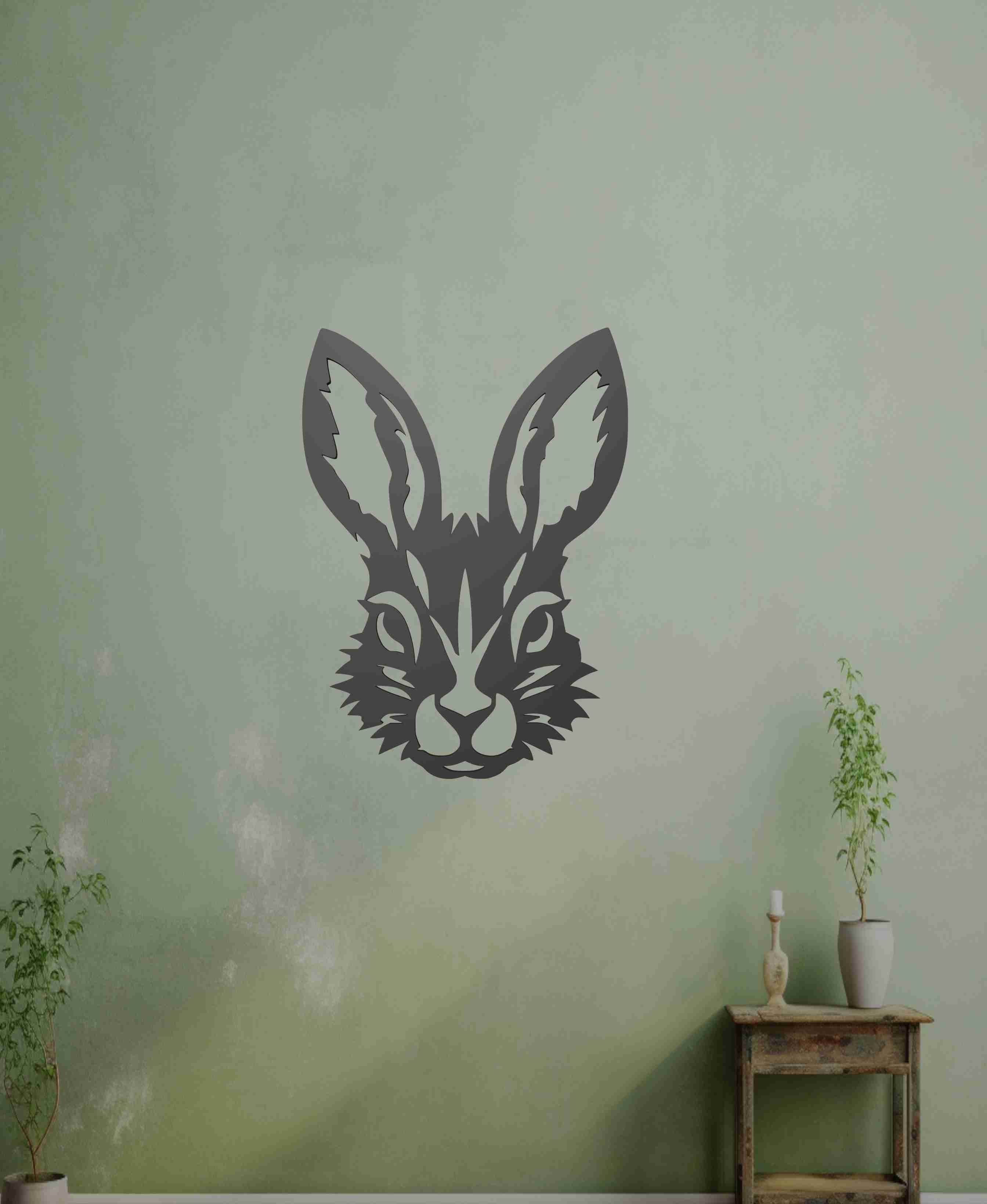 Rabbit Wall Art | 3D models download | Creality Cloud