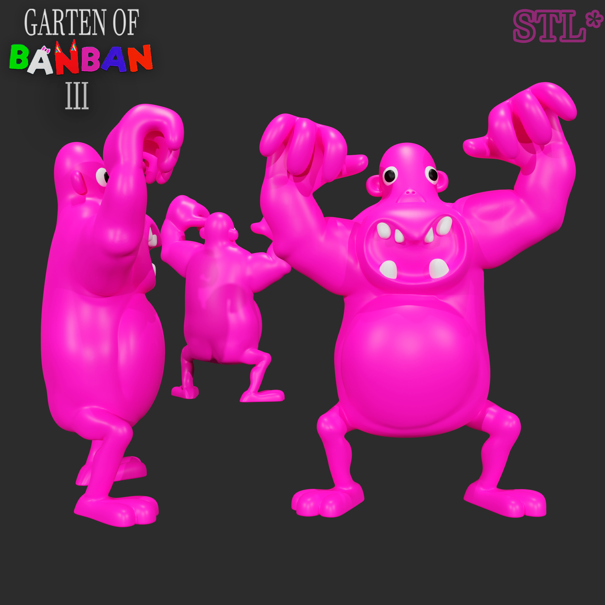 HUNKY JAKE FROM GARTEN OF BANBAN 3 | FAN ART | BGGT | 3D models ...