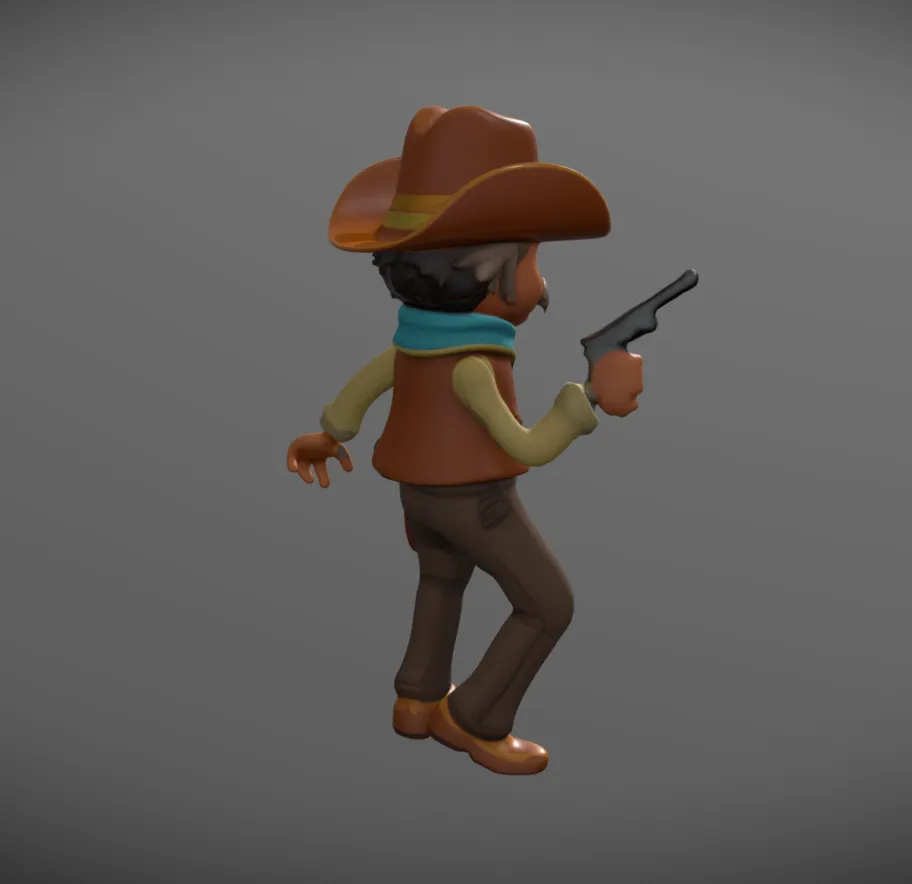 Characters & Creatures STL Download - Toy Cowboyby neagww