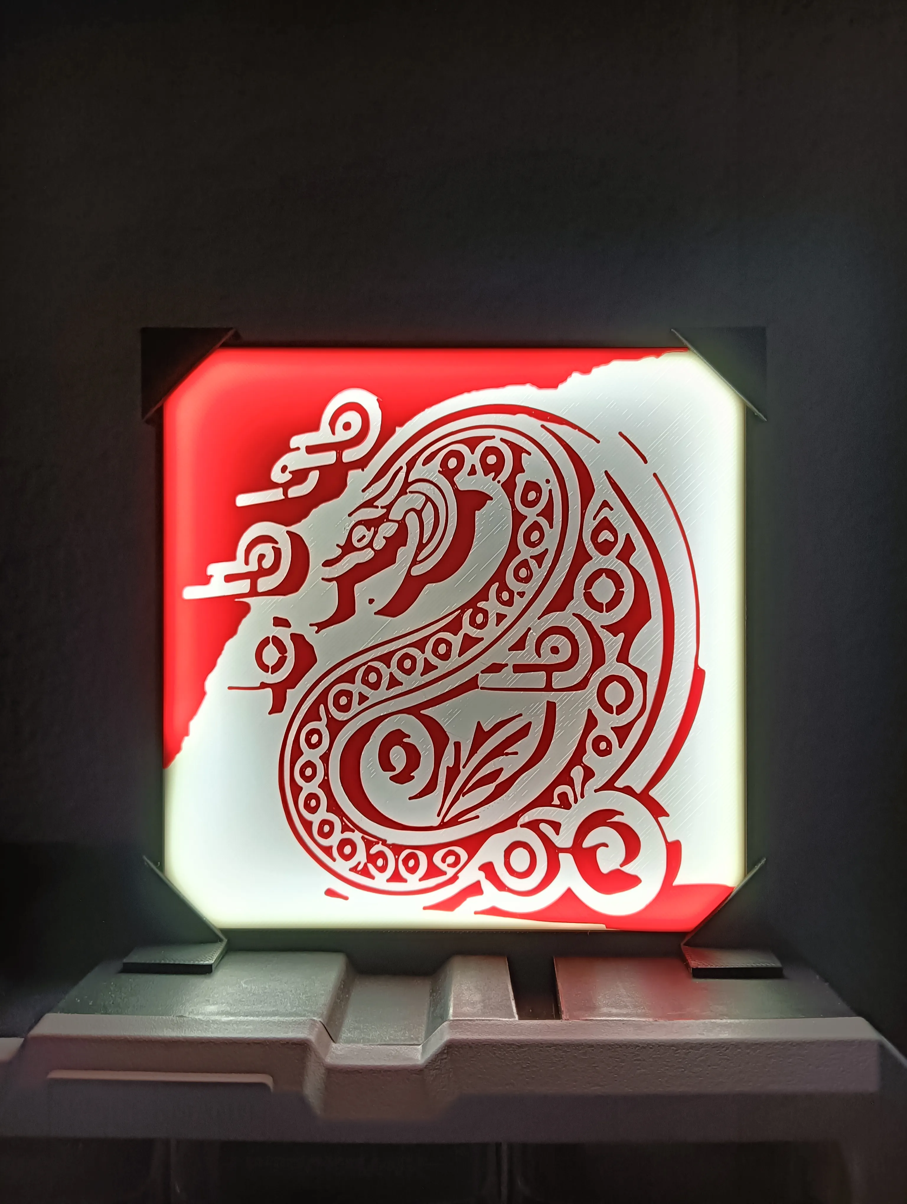 Snake New Years Lamp (CH) With Easy Solution To Change Front | 3D ...