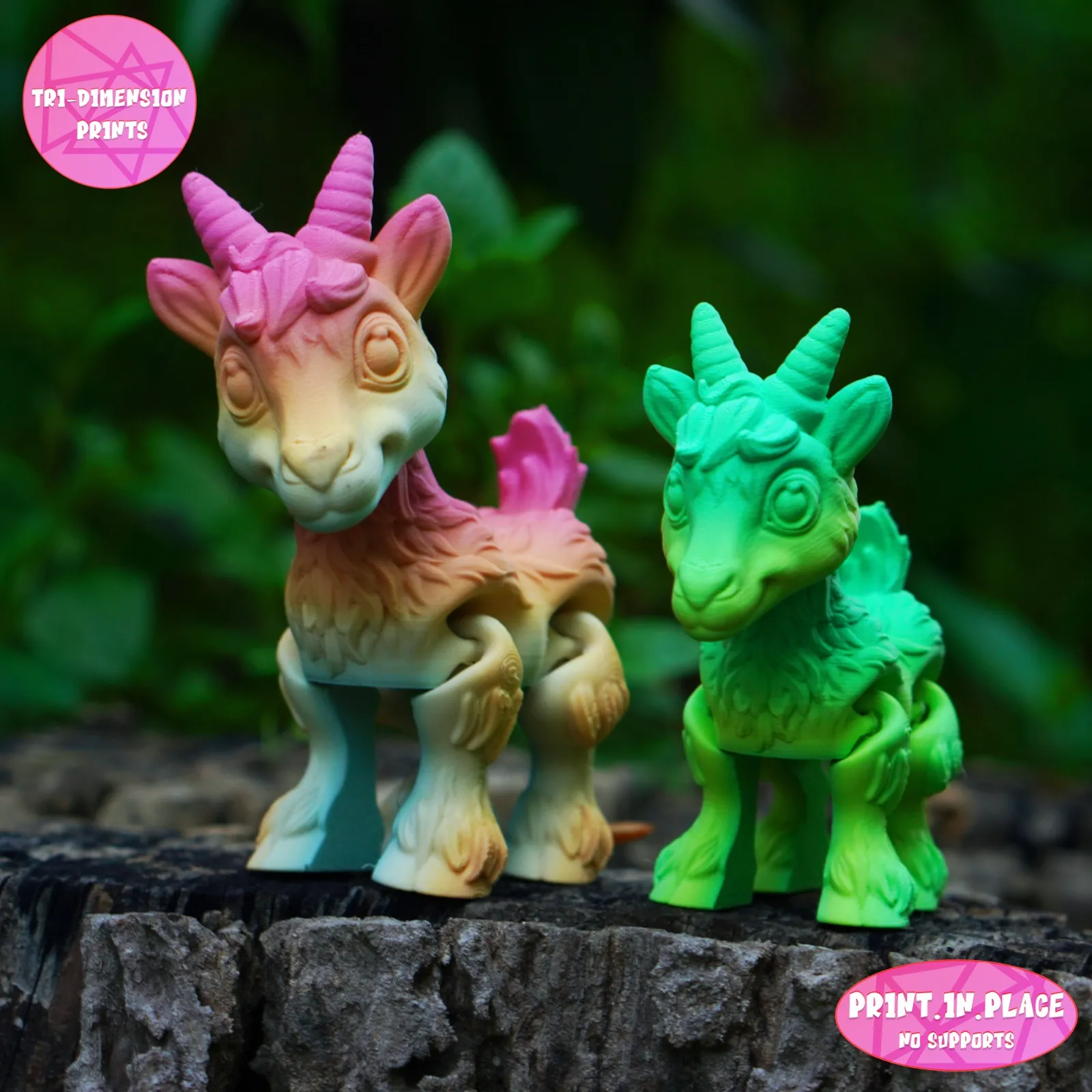 Other STL Download - PRINT IN PLACE CUTE FLEXI BILLY GOAT ARTICULATED ...