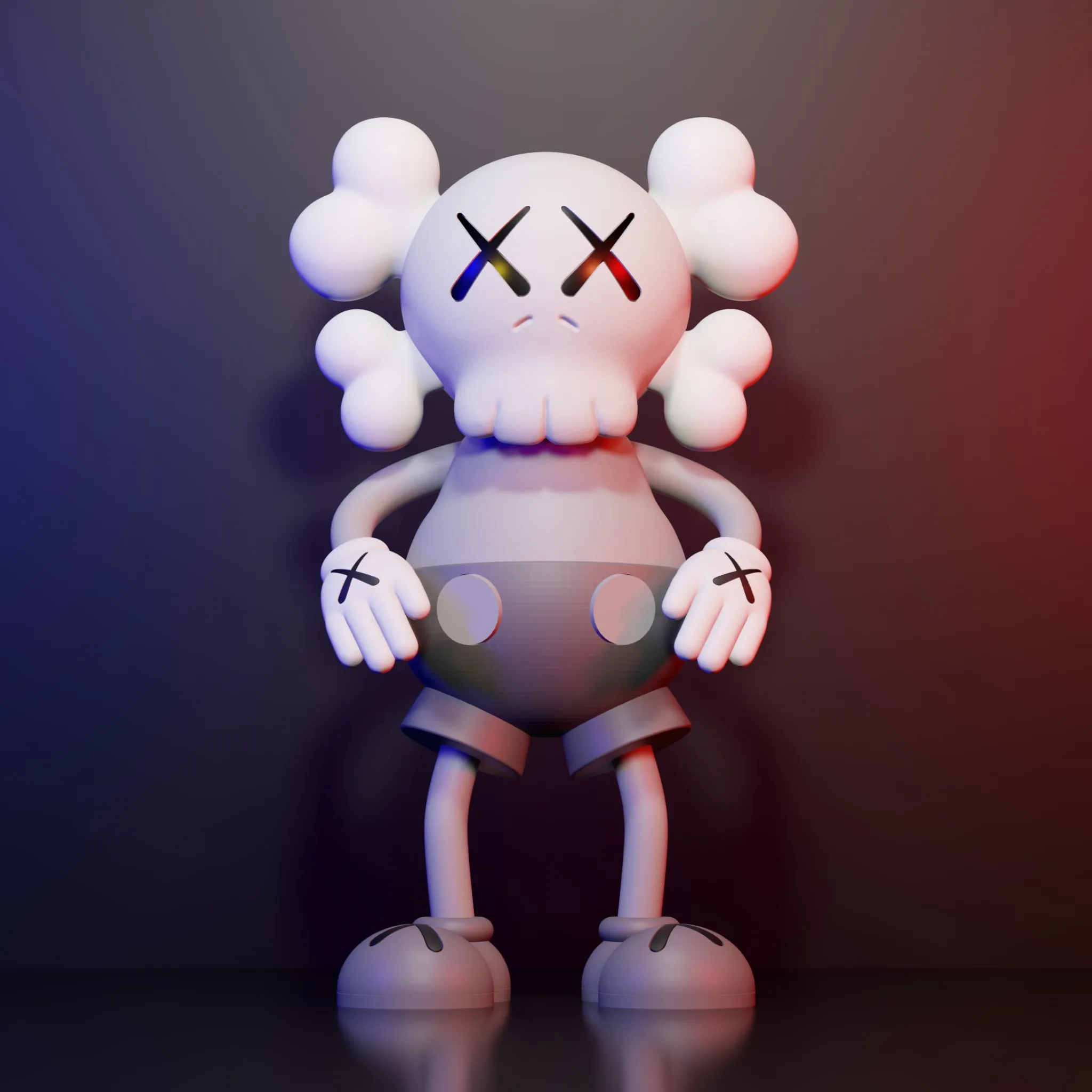 Other STL Download - KAWS BY COLORSby Aslan3D