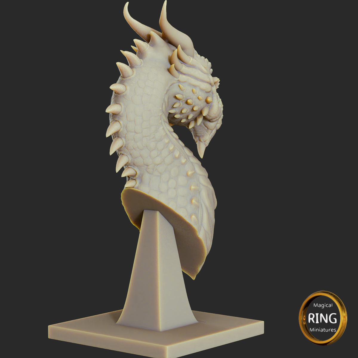 Elder Dragon bust | 3D models download | Creality Cloud