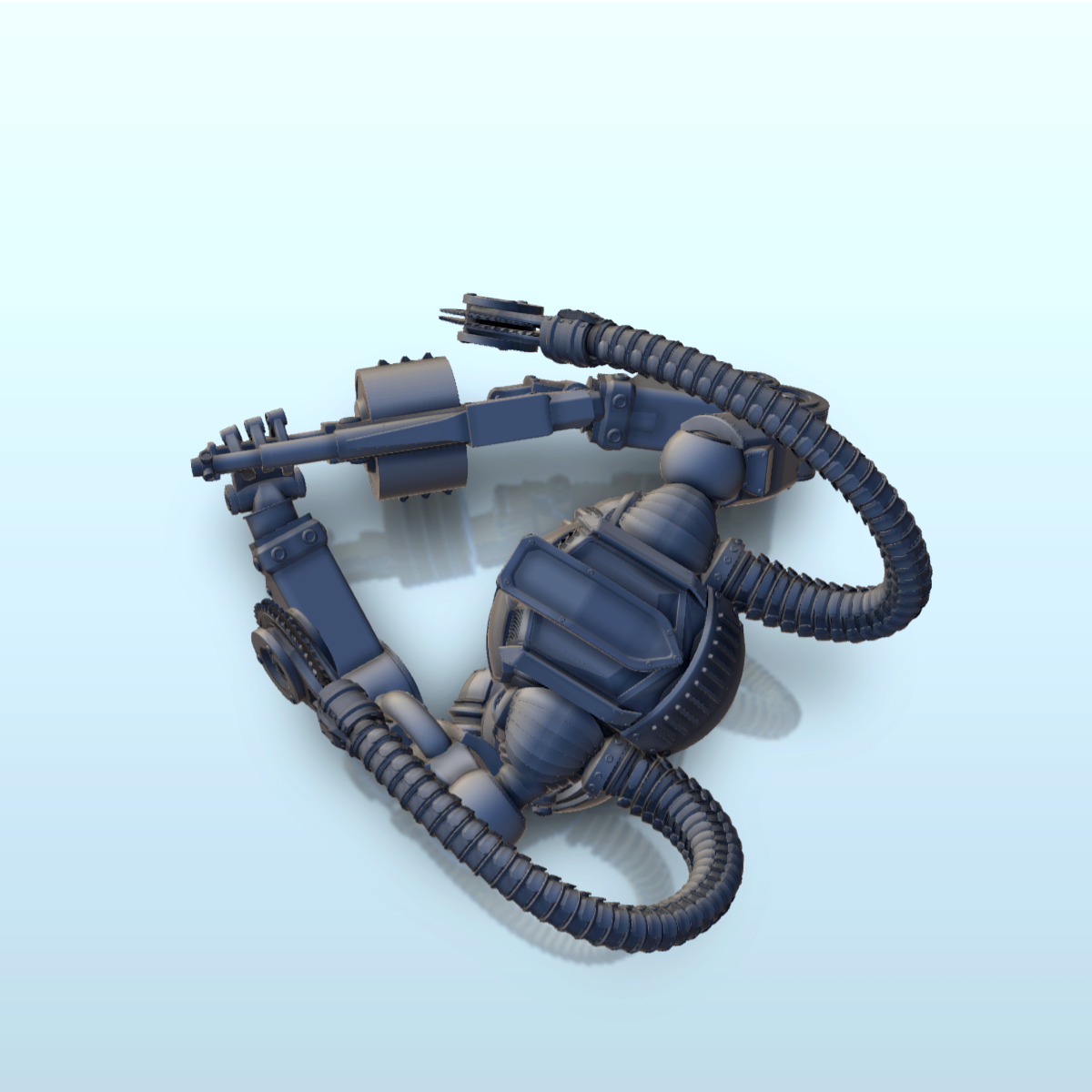 Phiterin combat robot (28) - sci-fi science fiction future 4 | 3D models download | Creality Cloud