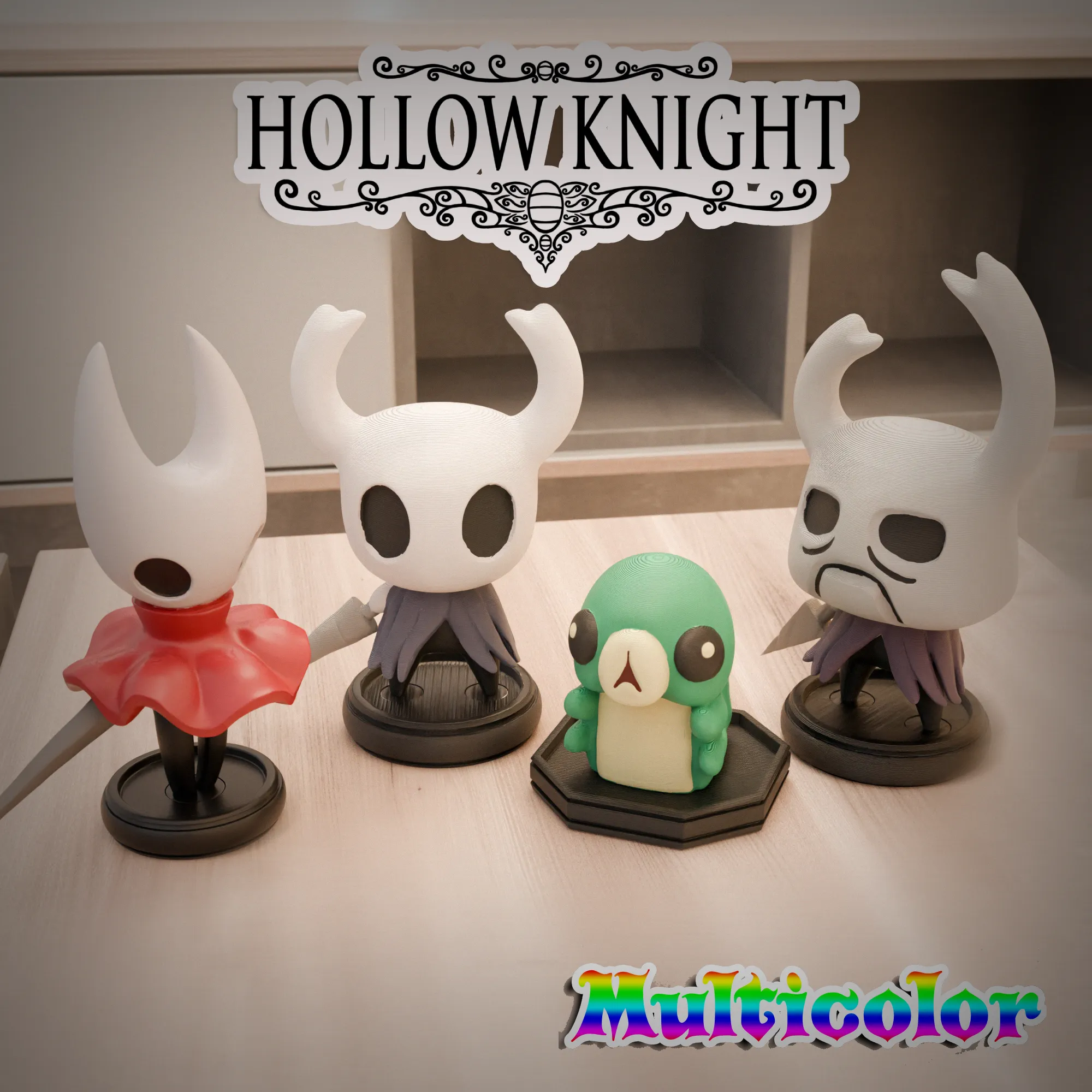 Digital Art STL Download - Hollow Knight - Multicolor 3D Model Pack!by ...