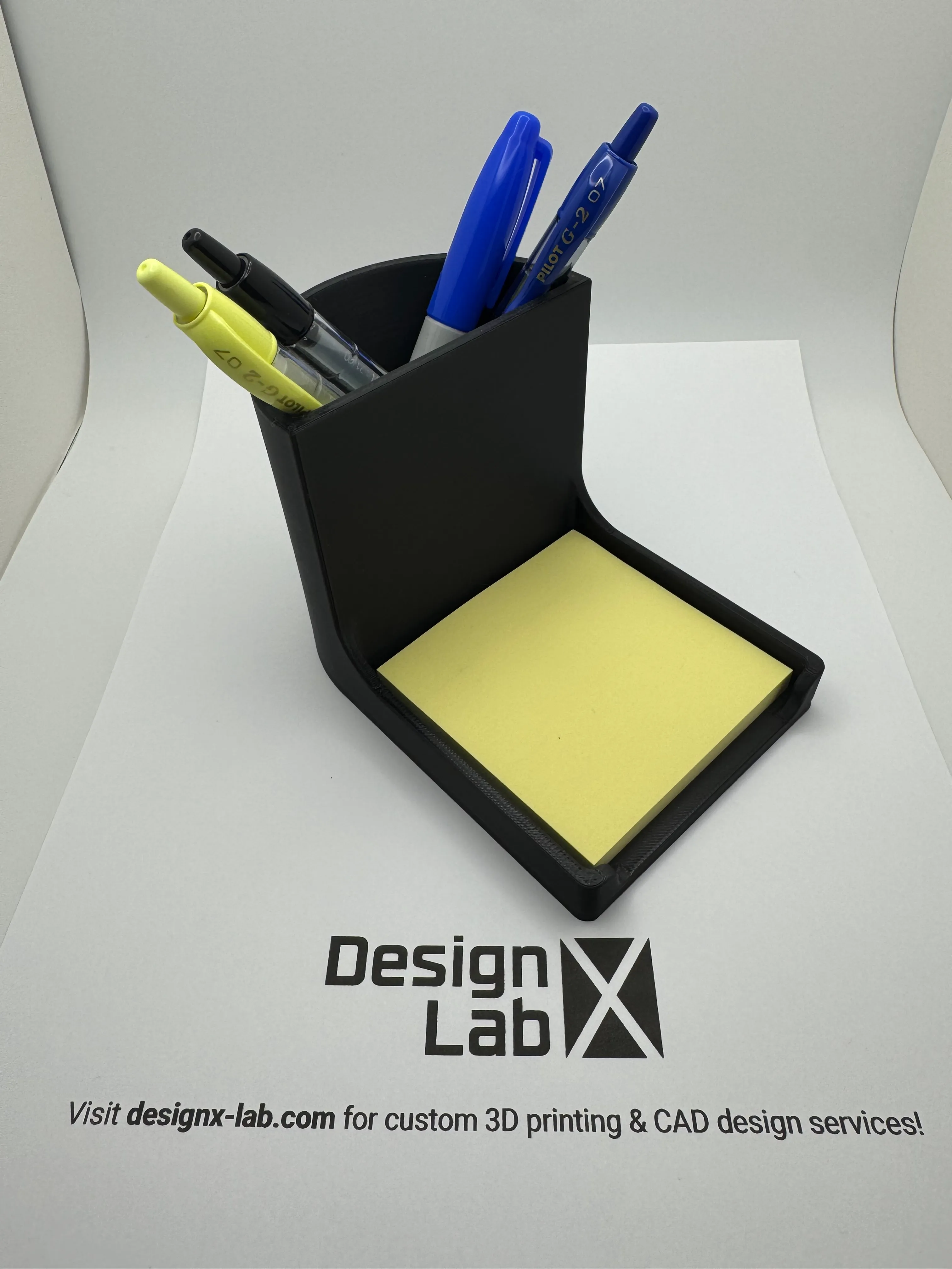 Archivos de impresora 3D | Archivo 3MF | Pen and Sticky Note Holder ...