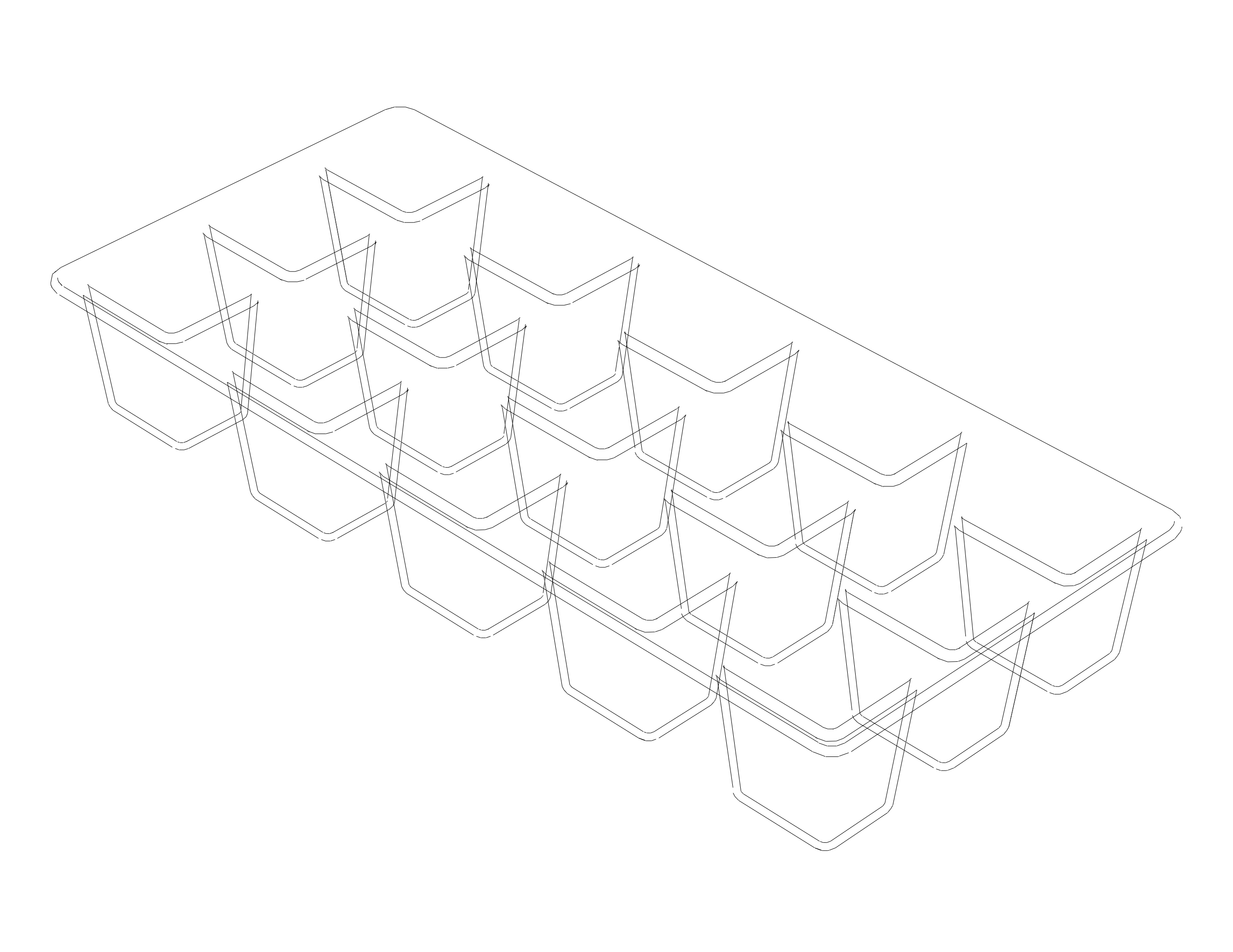 Blue Plastic Ice Cube Tray | 3D models download | Creality Cloud