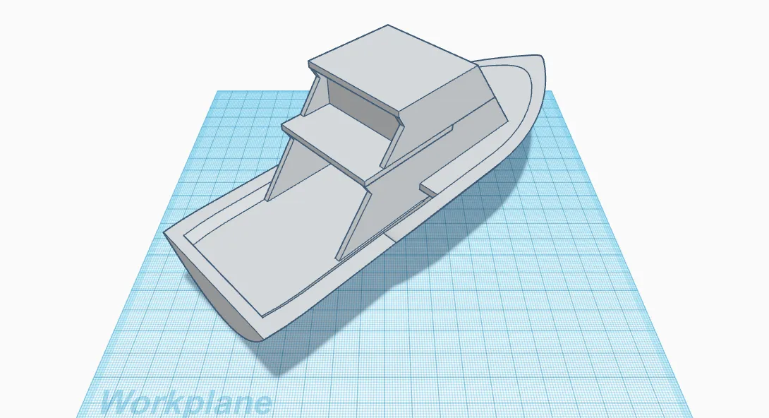 gratuita Toys & Games STL Descarga - EZ SPORT FISHING BOAT - INPRIME RC ...